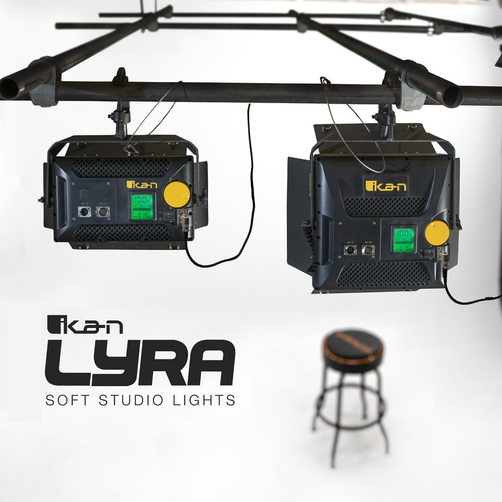Lyra 1 x 1 Bi-Color Studio Panel Soft LED Light w/ DMX Control - Ikan