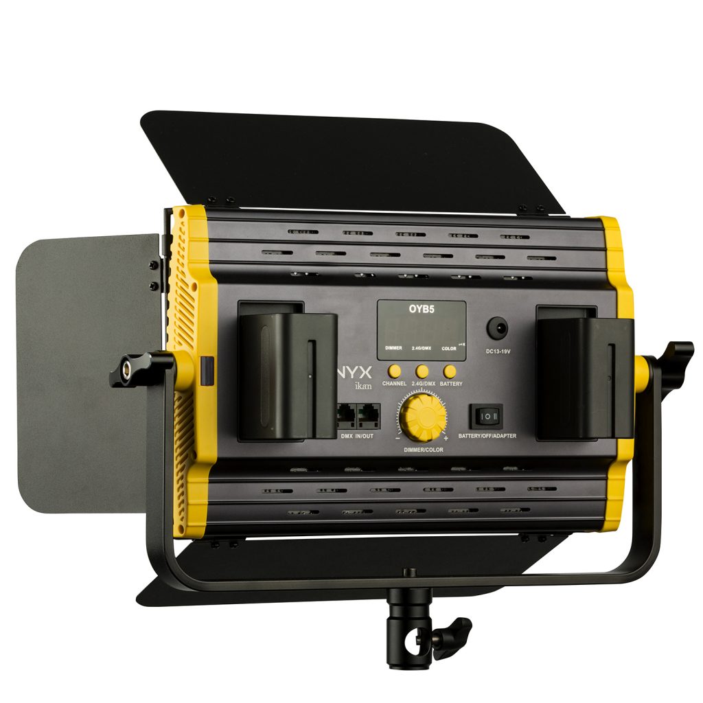 Onyx Half x 1 Bi-Color 3200K-5600K Aluminum LED Light with Dual DV ...