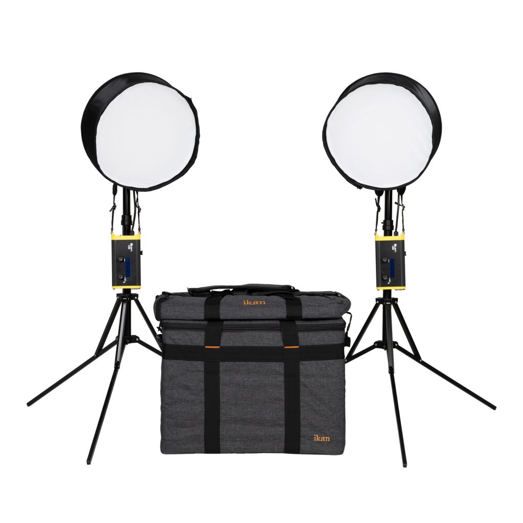 Canvas Bi-Color Round 2-Point LED Light Kit w/ 2 x CB6 - Ikan