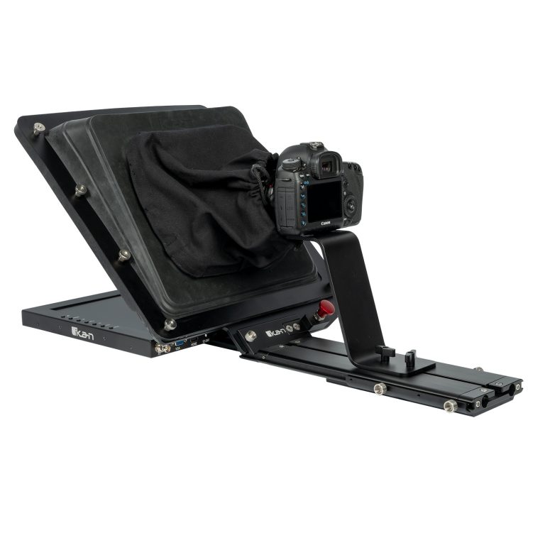 Professional 15" High Bright Beam Splitter Teleprompter Travel Kit - Ikan