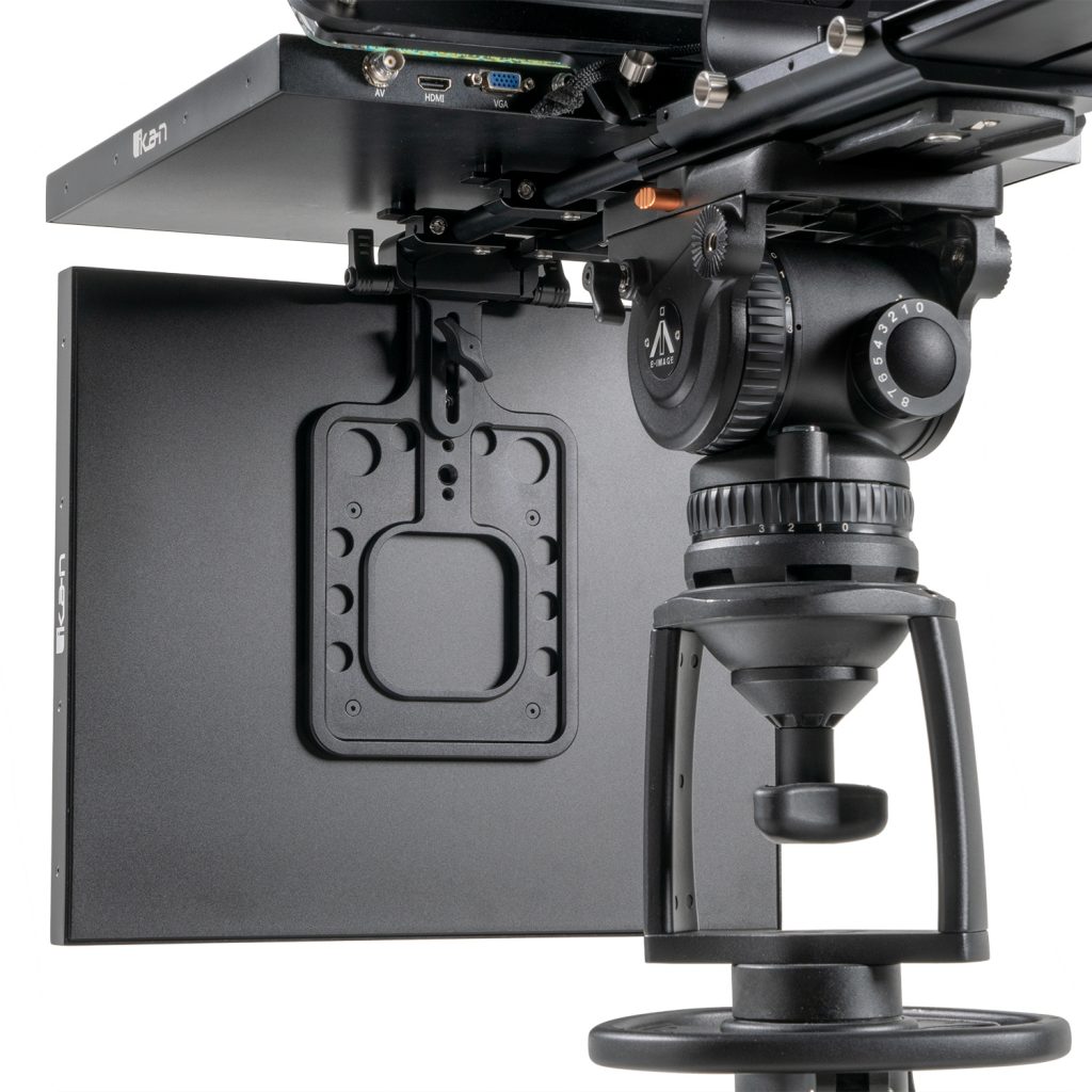 Professional 17" High Bright Beam Splitter Teleprompter with 17" Talent ...