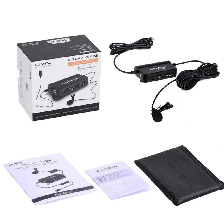 Multi-Functional Lavalier Mic w/Lightning Interface (CoMica) - Ikan