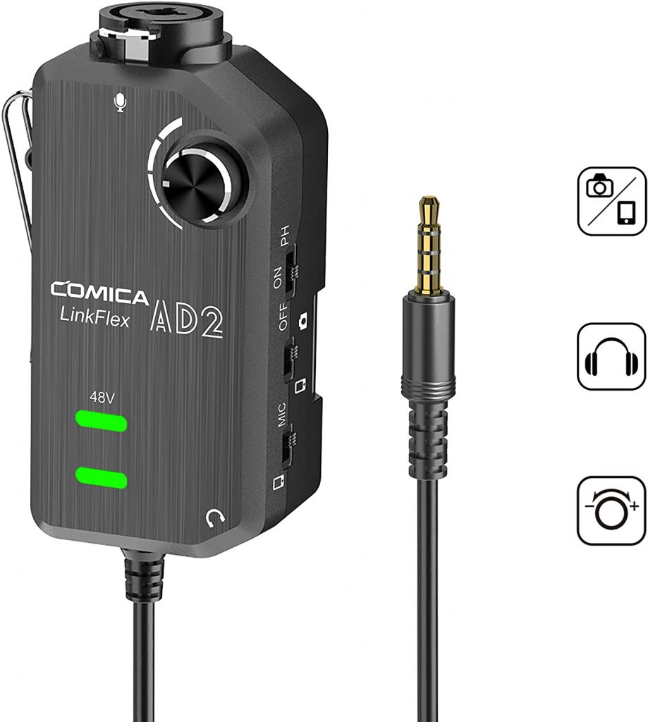 Single-Channel Audio Mixer for Camera and Smartphone (CoMica) - Ikan
