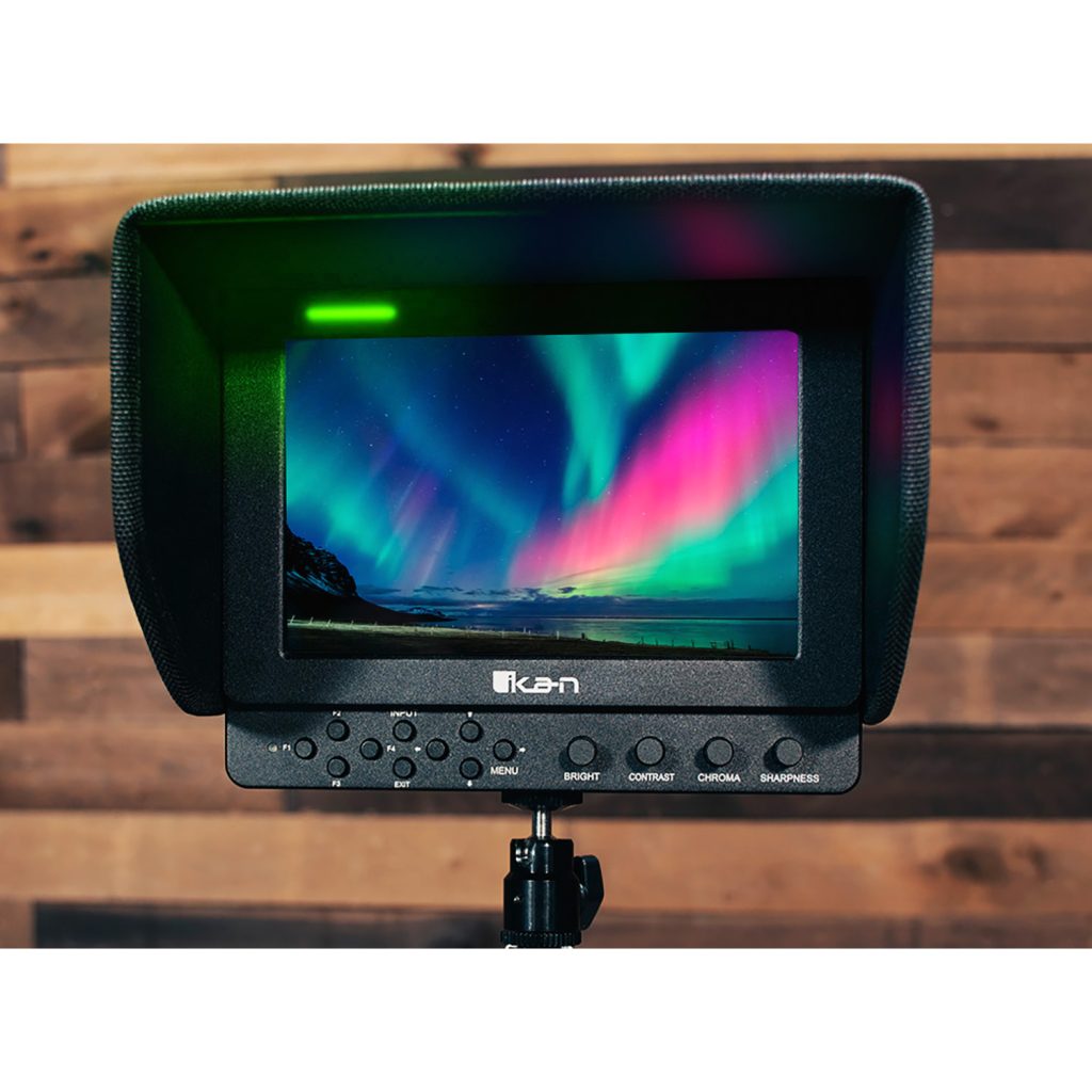 7" 4K HDMI/3G-SDI On-Camera Tally Field Monitor Deluxe Kit (V2) - Ikan
