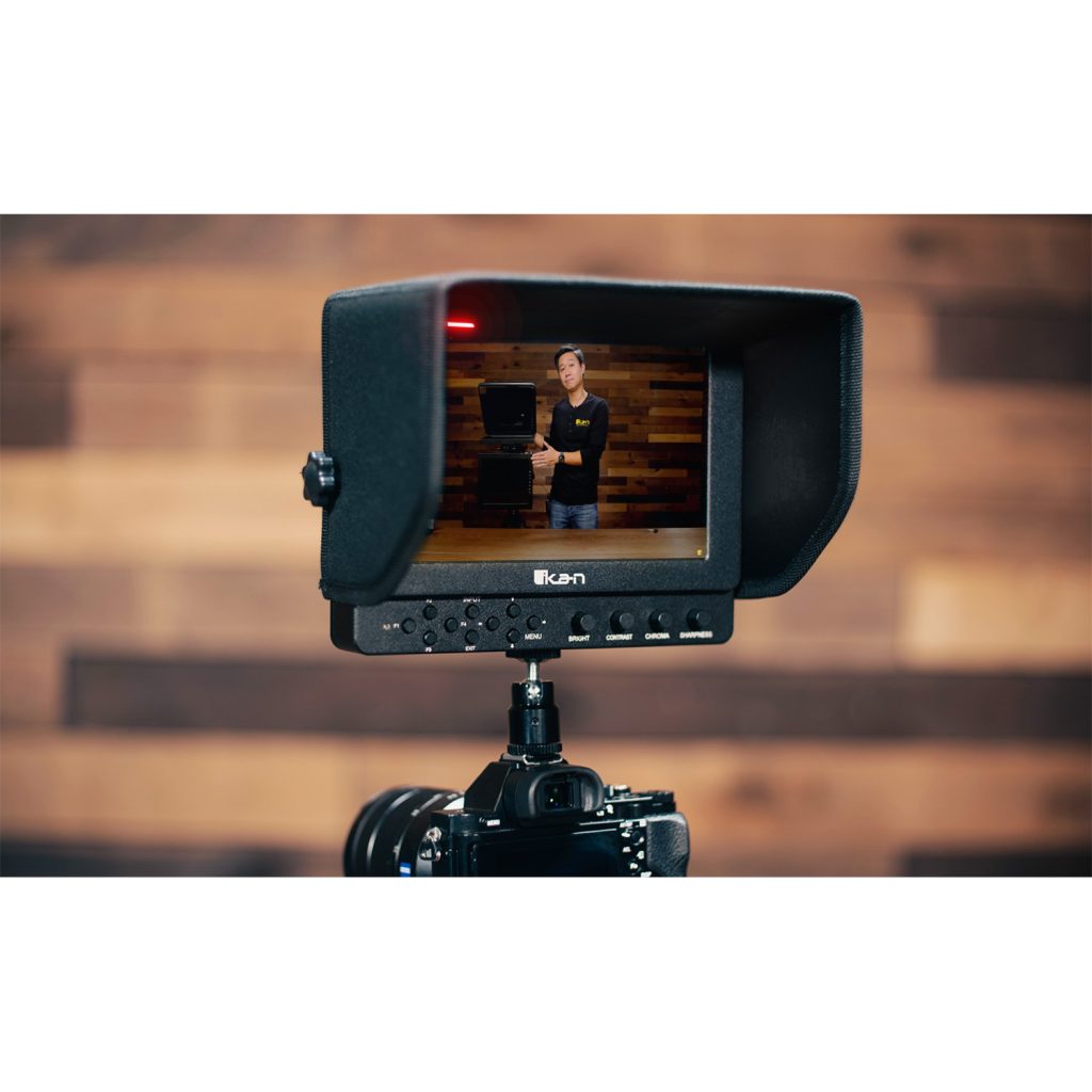 7" High Bright 4K HDMI/3G-SDI On-Camera Tally Field Monitor Deluxe Kit ...