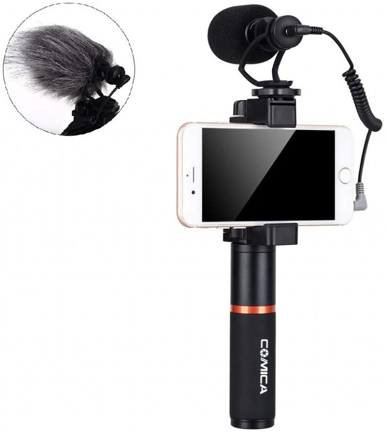 Full Metal Mini Compact On-Camera Directional Shotgun Video Mic Kit ...
