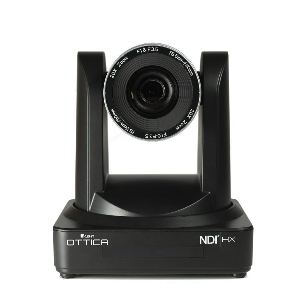 OTTICA™ NDI®|HX PTZ Video Camera 20x Optical Zoom POE 1080/60p - Ikan