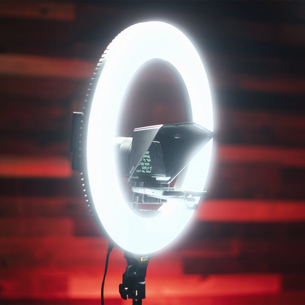 HomeStream™ Smartphone Teleprompter for DSLR & Mirrorless Cameras w/ 18 ...