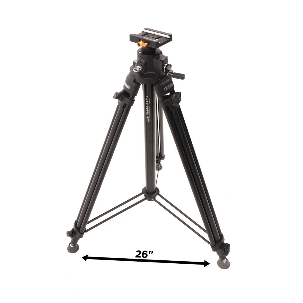 Aluminum Tripod with Rising Center Column and Quick Release Plate for ...