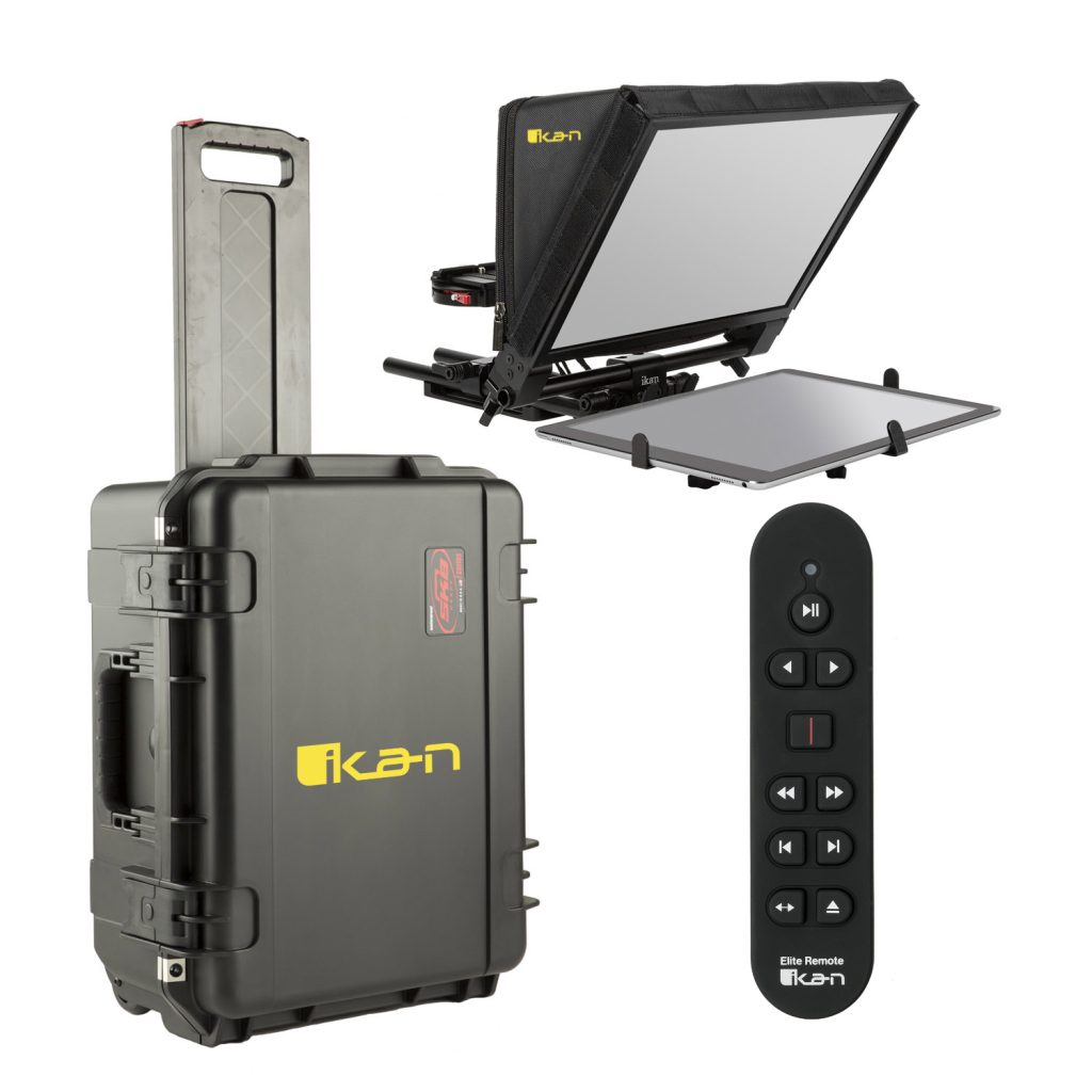 Universal iPad Pro and Large Tablet Teleprompter w/ Elite Remote and ...