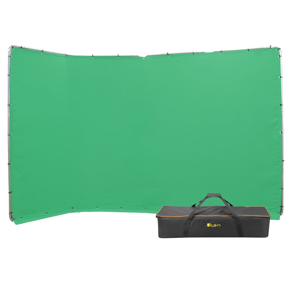 13.1' Portable Panoramic Chroma Key Backdrop Screen | Ikan