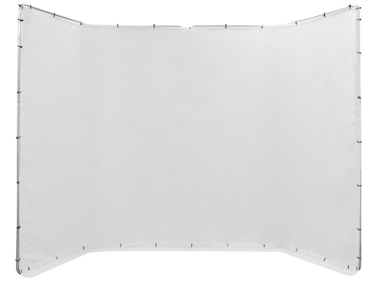 13.1' Portable Panoramic Backdrop Screen (White) - Ikan