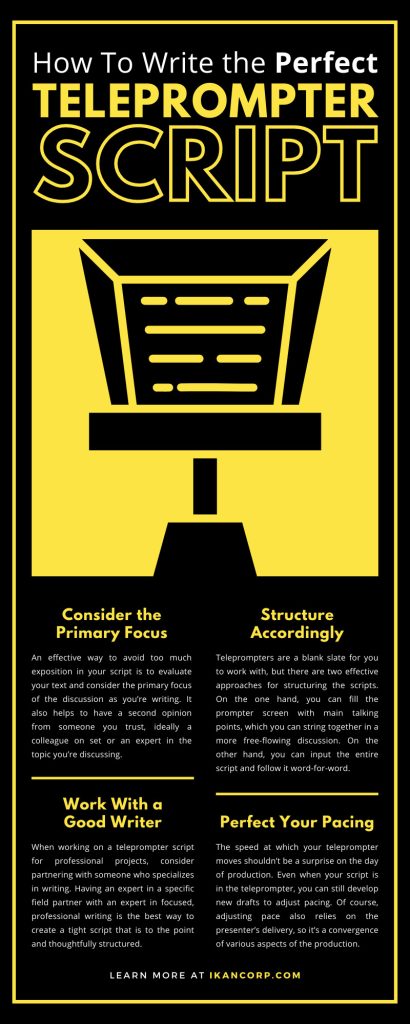 How To Write the Perfect Teleprompter Script - Ikan