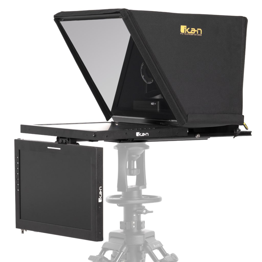 Professional 19″ SDI High-Bright PTZ-Compatible Teleprompter w/ OTTICA ...
