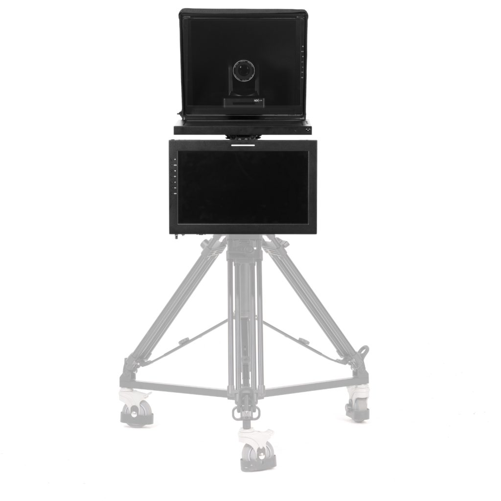 Professional 19″ High-Bright PTZ-Compatible Teleprompter w/ OTTICA PTZ ...