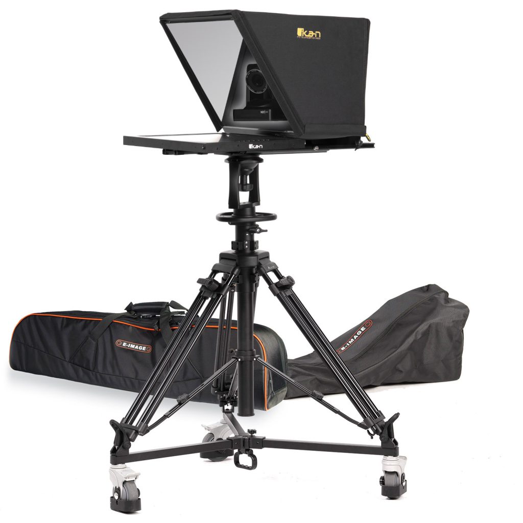 19" PTZ SDI Teleprompter, Pedestal & Dolly Turnkey w/ OTTICA NDI|HX PTZ ...
