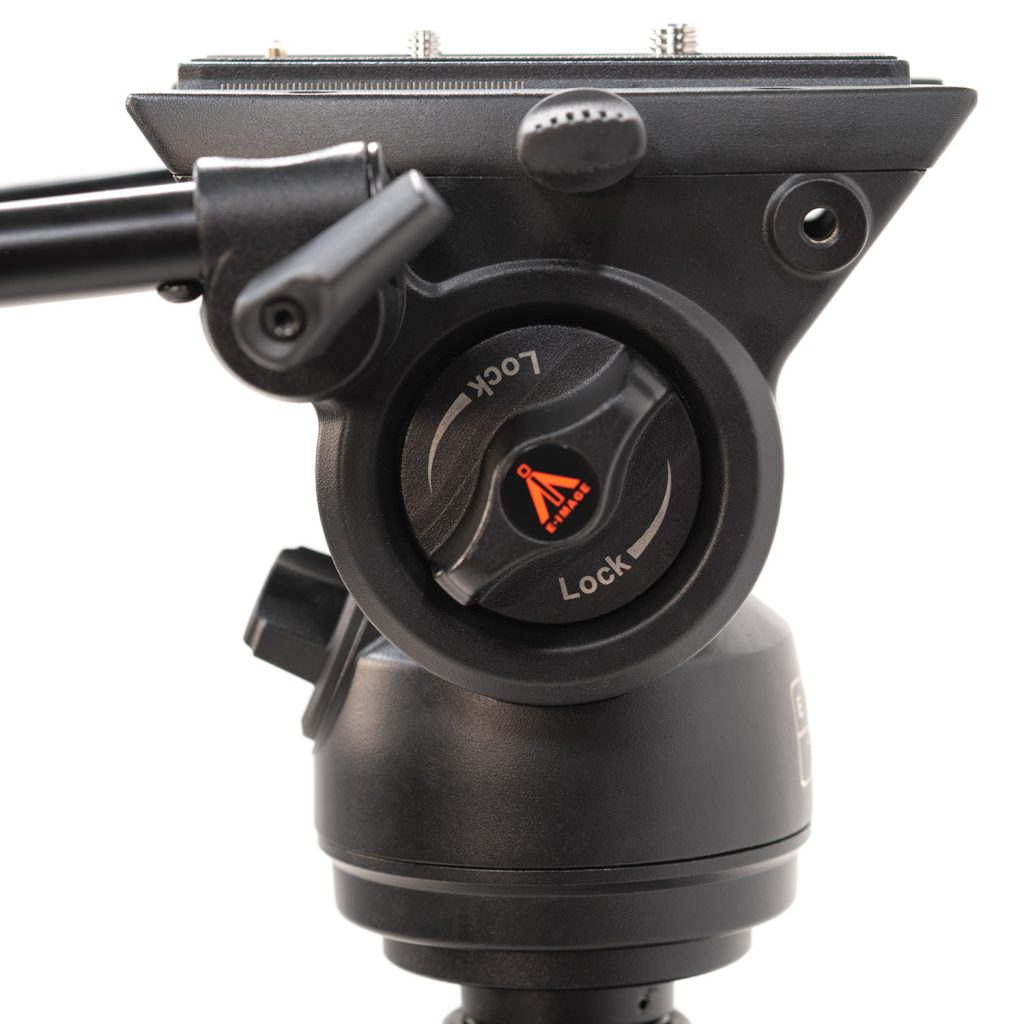 Geared Aluminum Pedestal w/ Fluid Head, 22 lbs Max Payload, Fixed ...