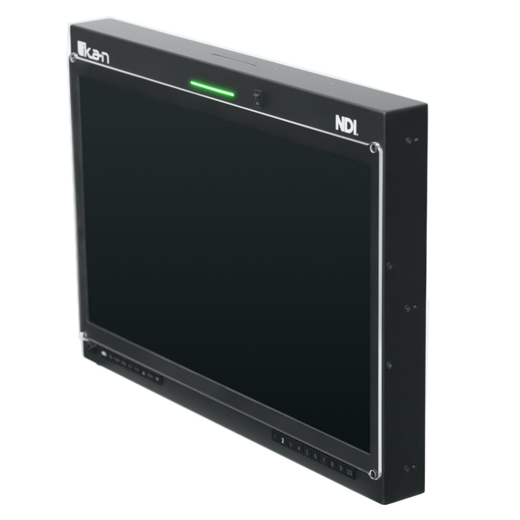 Aura™ 19” POE++ Rack Mount Monitor w/ Full NDI Encoding/Decoding & IP Tally Light - Ikan
