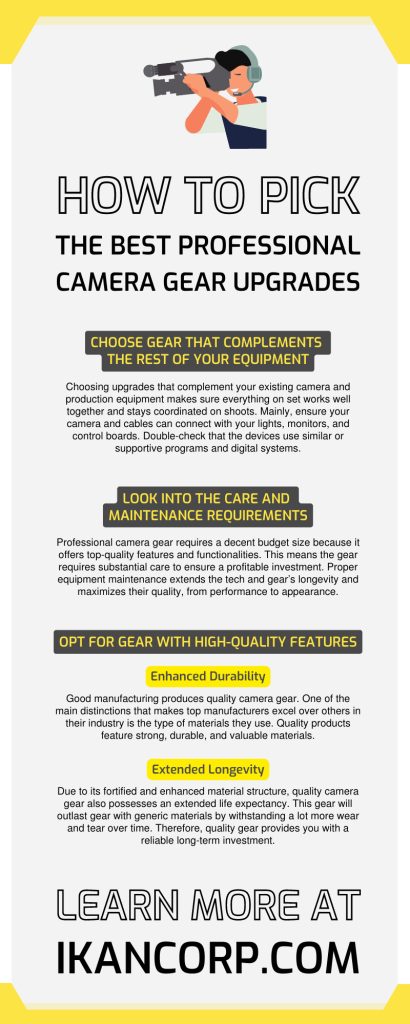 How To Pick the Best Professional Camera Gear Upgrades - Ikan
