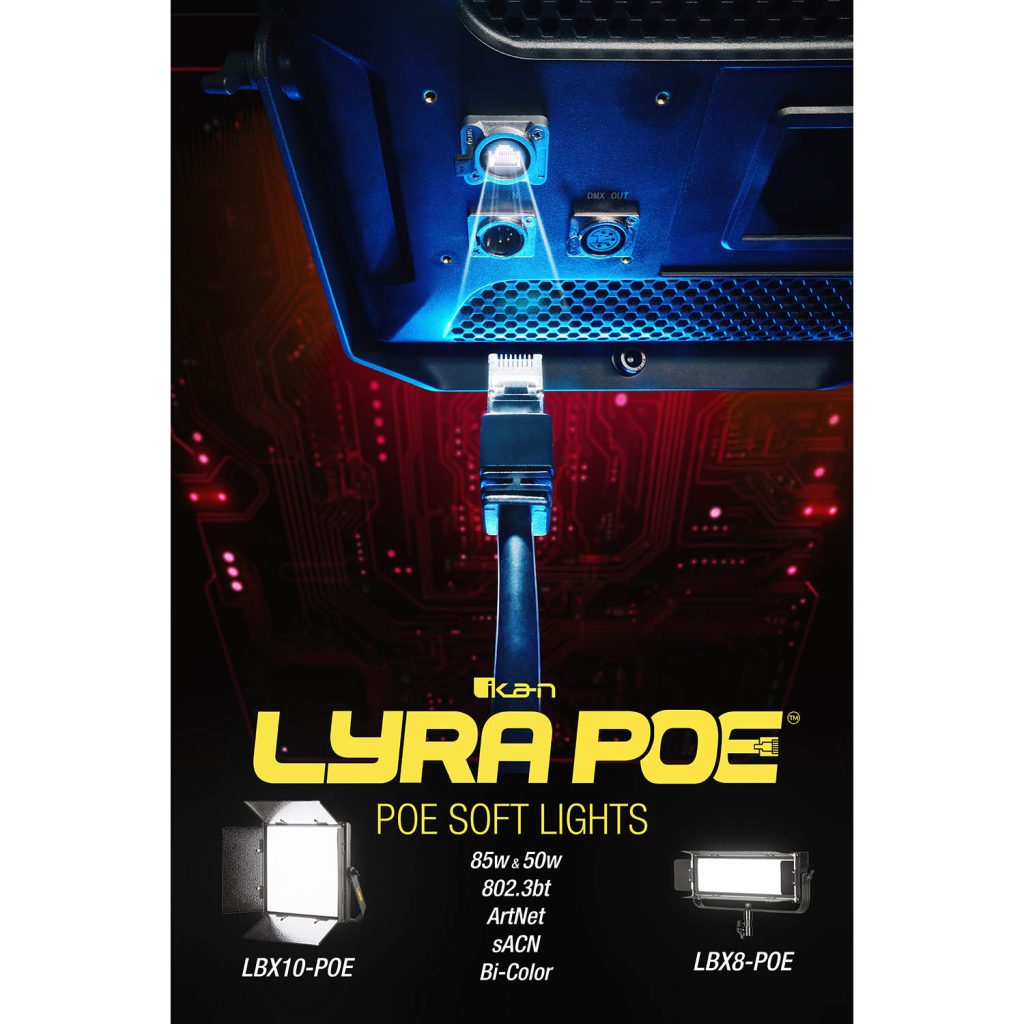 Lyra POE 1x1 Bi-Color Studio Panel Soft LED 5x Light w/ Netgear PoE++ ...