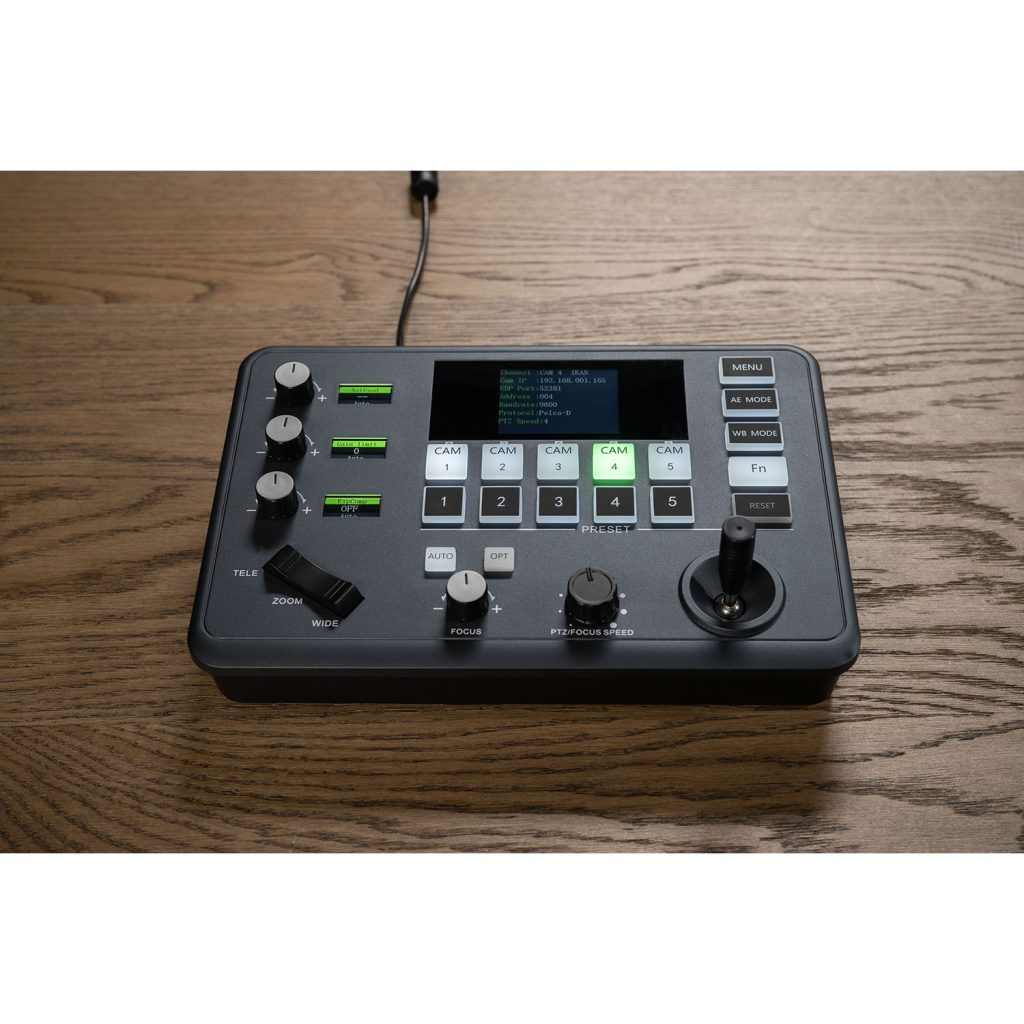 OTTICA IP PTZ Camera Controller, Supports IP VISCA, Serial Port VISCA ...