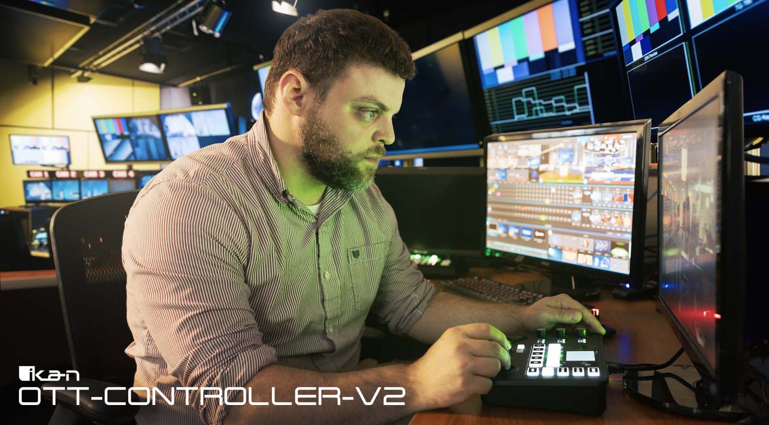 OTTICA IP PTZ Camera Controller, Supports IP VISCA, Serial Port VISCA ...