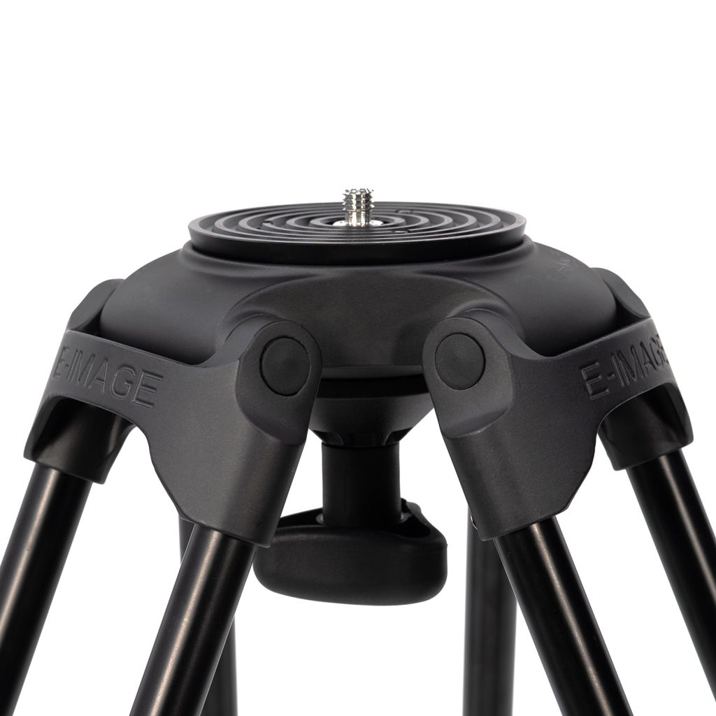 Aluminum Ptz Tripod W 100mm Flat Base Dolly Quick Release Plate 88