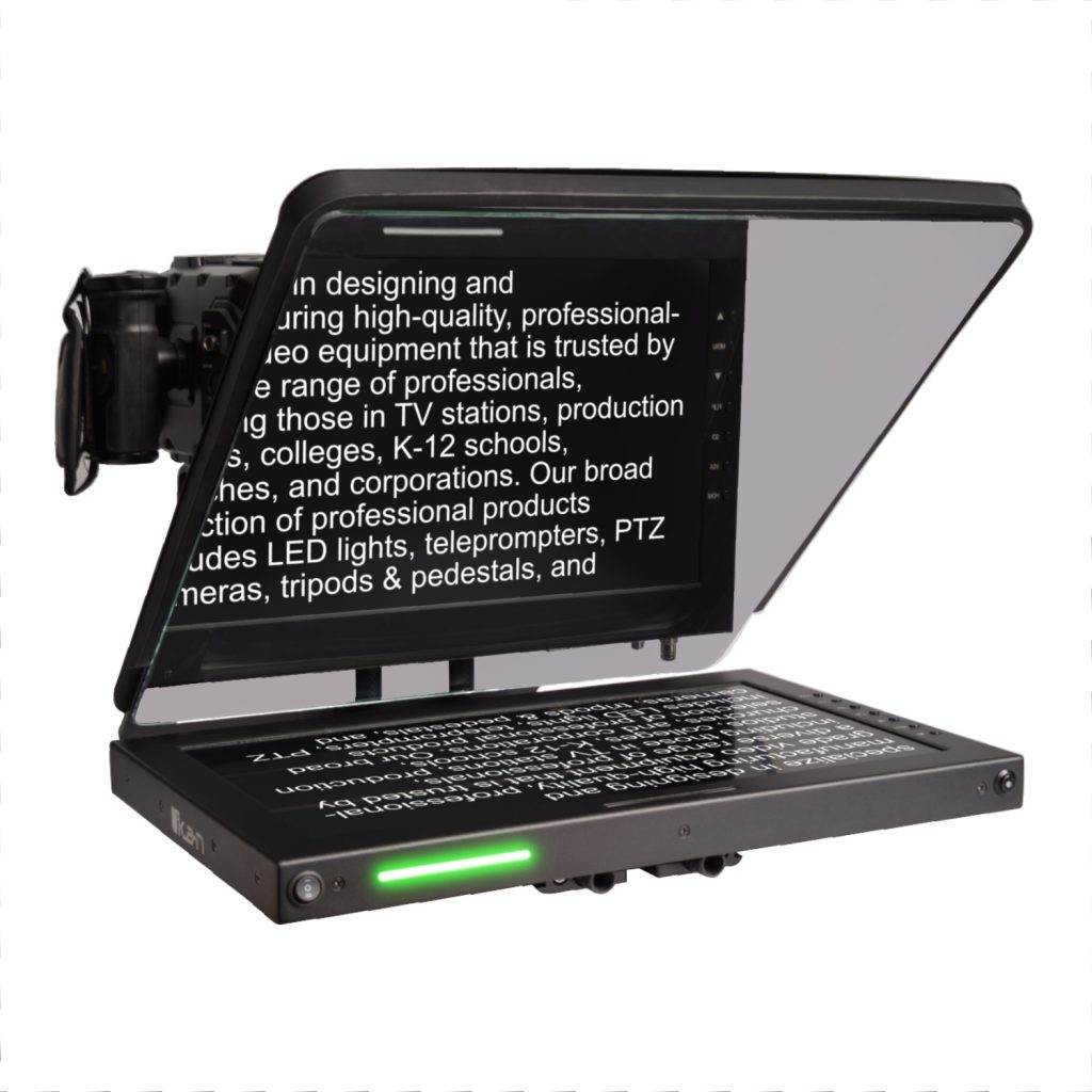 High Bright 15" Teleprompter with SDI Widescreen Monitor & Travel Case ...