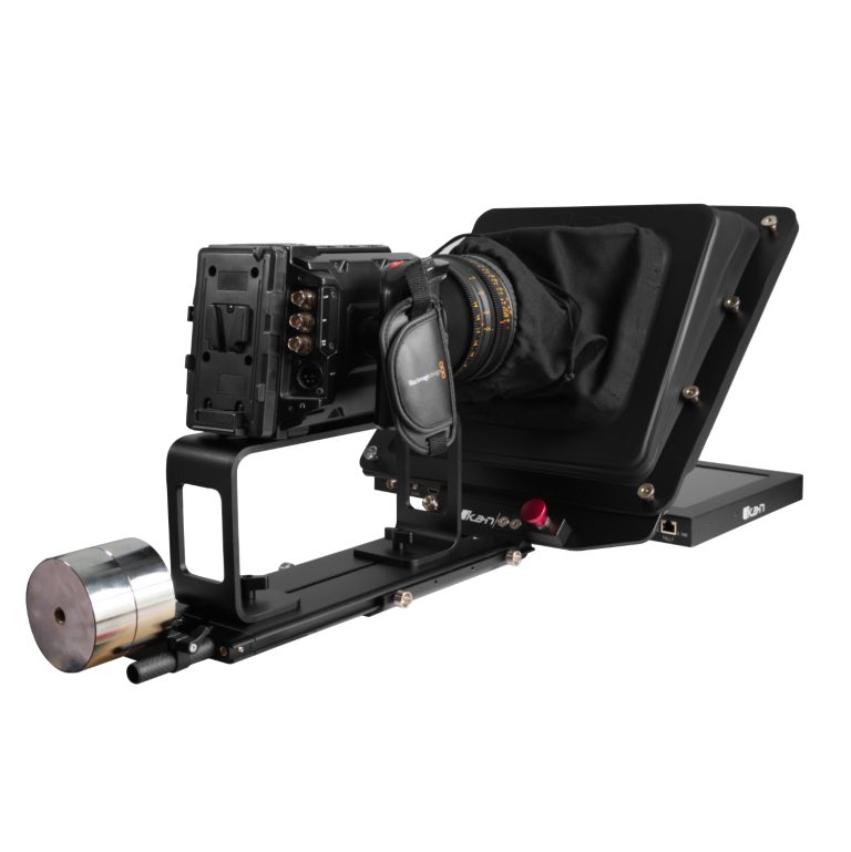 High Bright 15" Teleprompter with SDI Widescreen Monitor & Travel Case ...