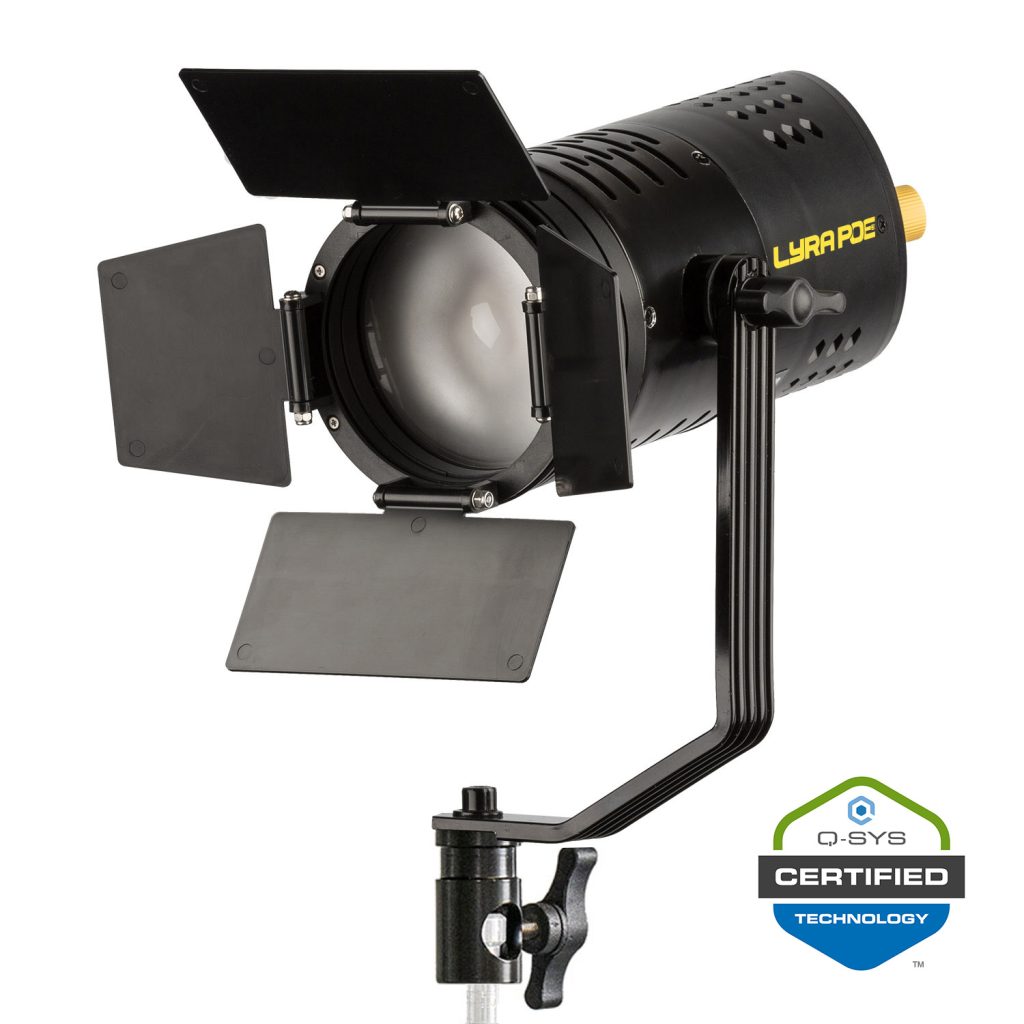 Lyra POE Bi-Color Studio Fresnel LED Light w/ ArtNet and sACN DMX - Ikan