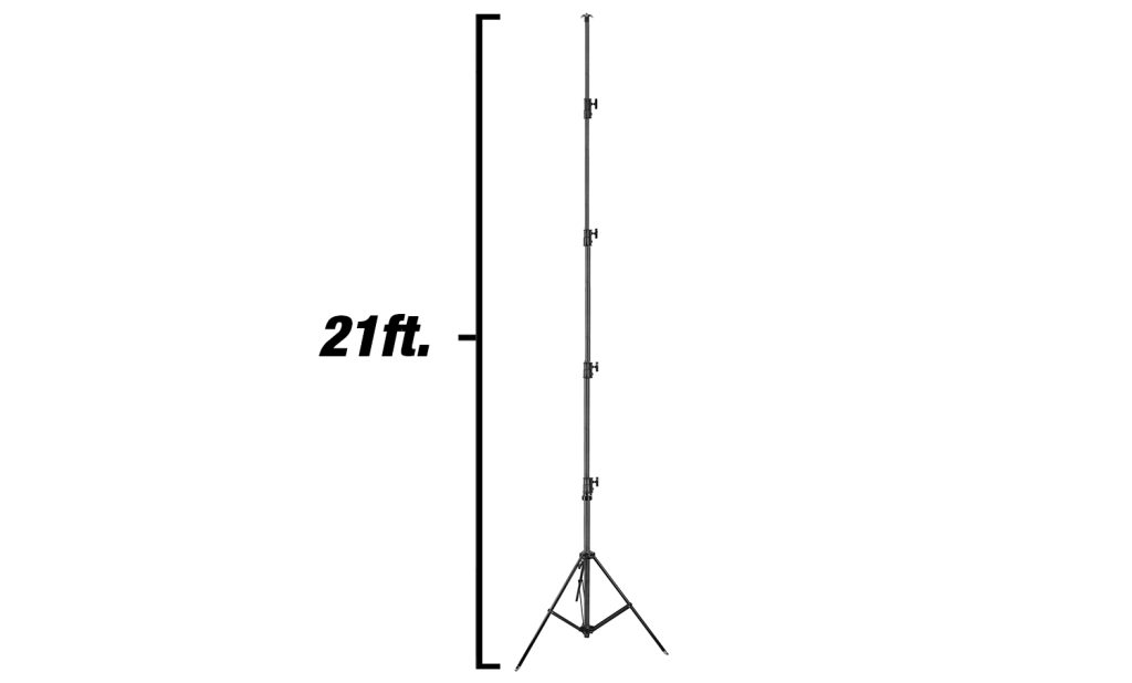 21ft Carbon Fiber PTZ Tripod Stand (E-Image) - Ikan