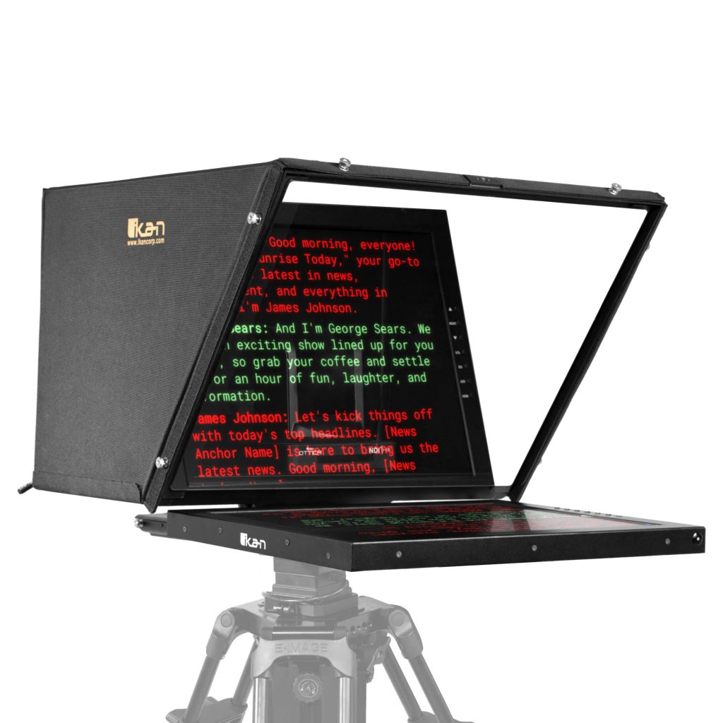 Professional 19 in. High Bright SDI PTZ Teleprompter - Ikan