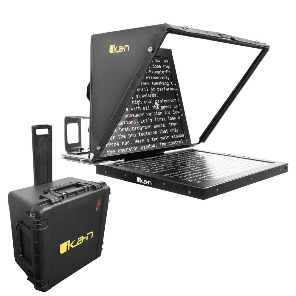 Teleprompters for Sale | Beam-Splitter & iPad Kits | Ikan