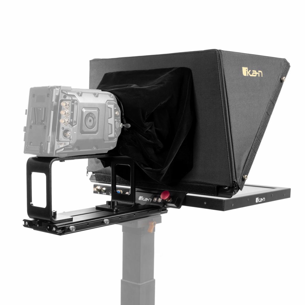 Professional 19 in. High Bright Beam Splitter Teleprompter - Ikan