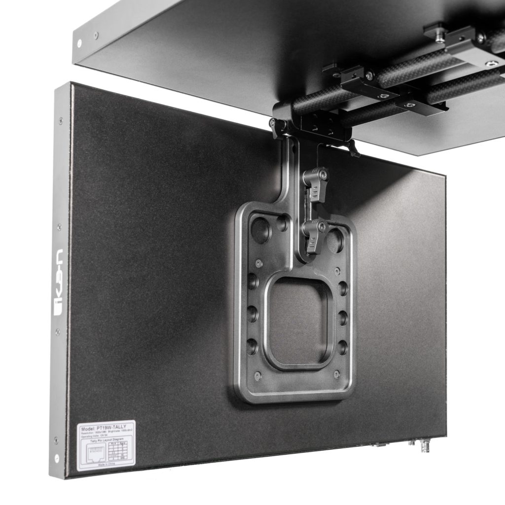 19" Widescreen PTZ 3G-SDI Teleprompter w/ Widescreen Talent Monitor ...