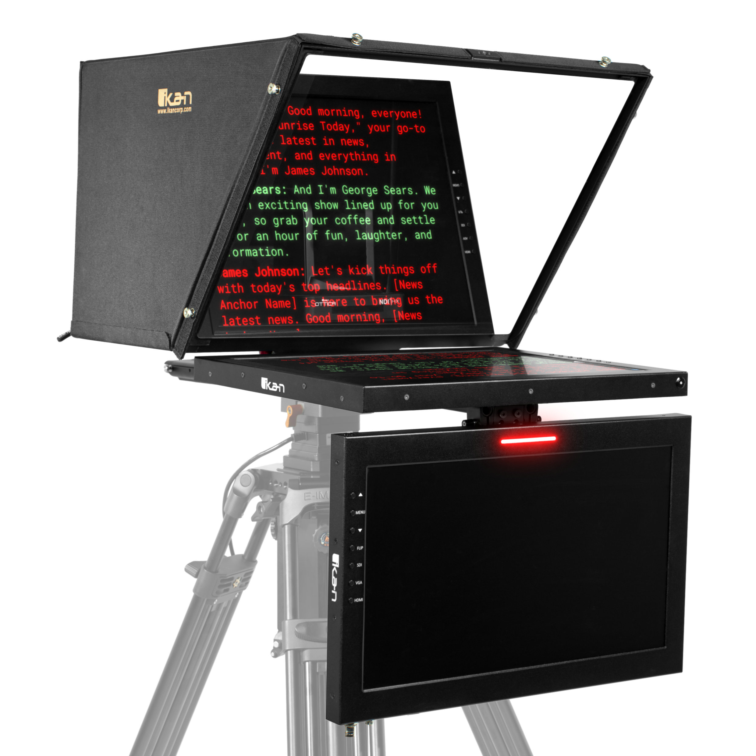 Teleprompters for Sale | Beam-Splitter & iPad Kits | Ikan