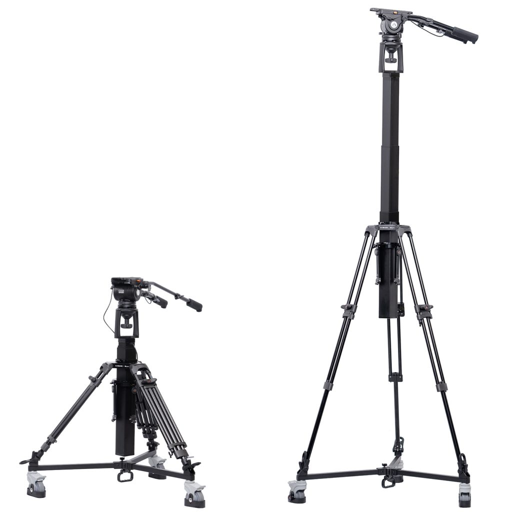 Motorized Pedestal Kit, Fluid Head w/ Adjustable Counterbalance, 44lbs ...