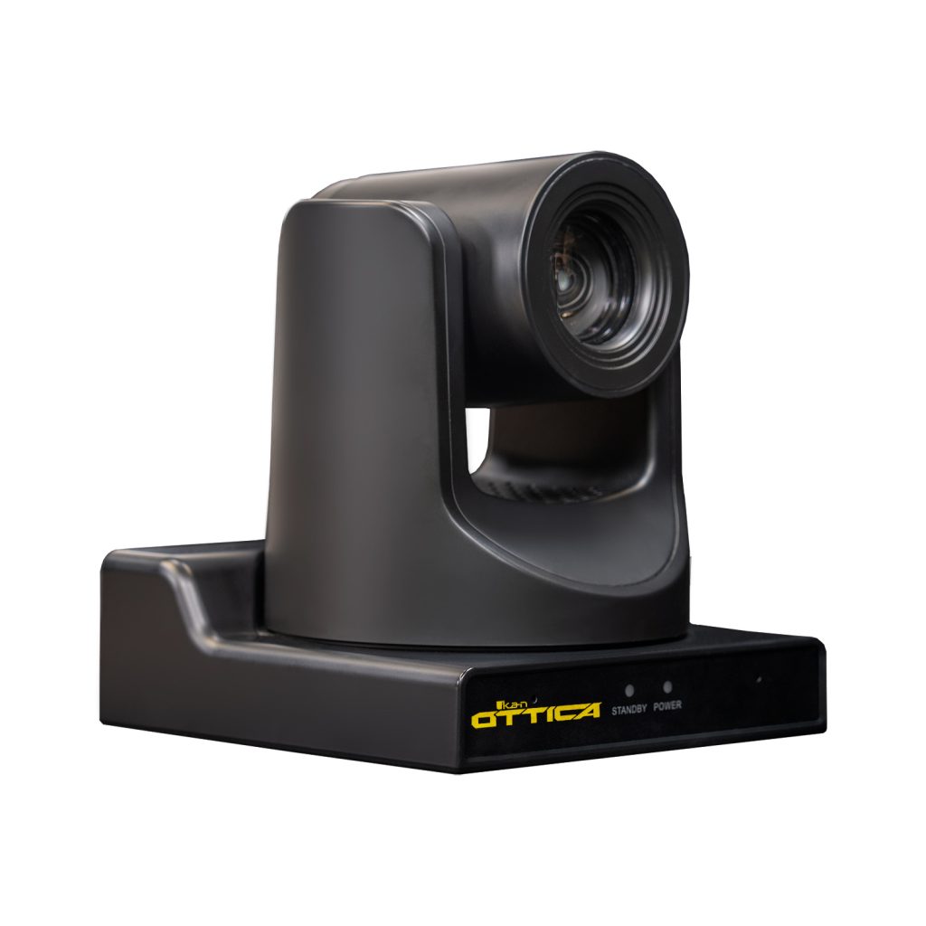 OTTICA™ NDI® High Bandwidth & HX3 PTZ Camera, 20x Zoom, AI-Tracking, POE, 1080/60p - Ikan
