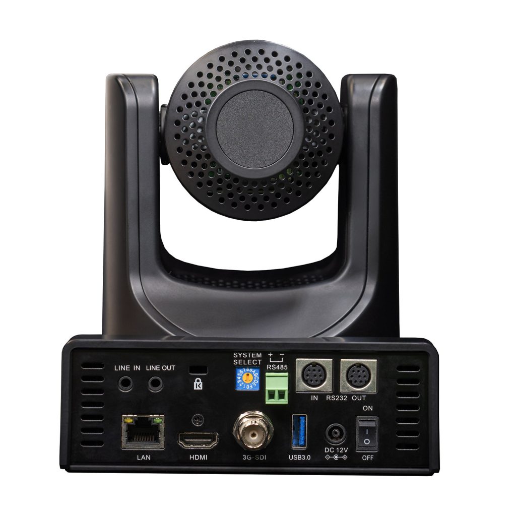 OTTICA™ NDI® High Bandwidth & HX3 PTZ Camera, 20x Zoom, AI-Tracking, POE, 1080/60p - Ikan