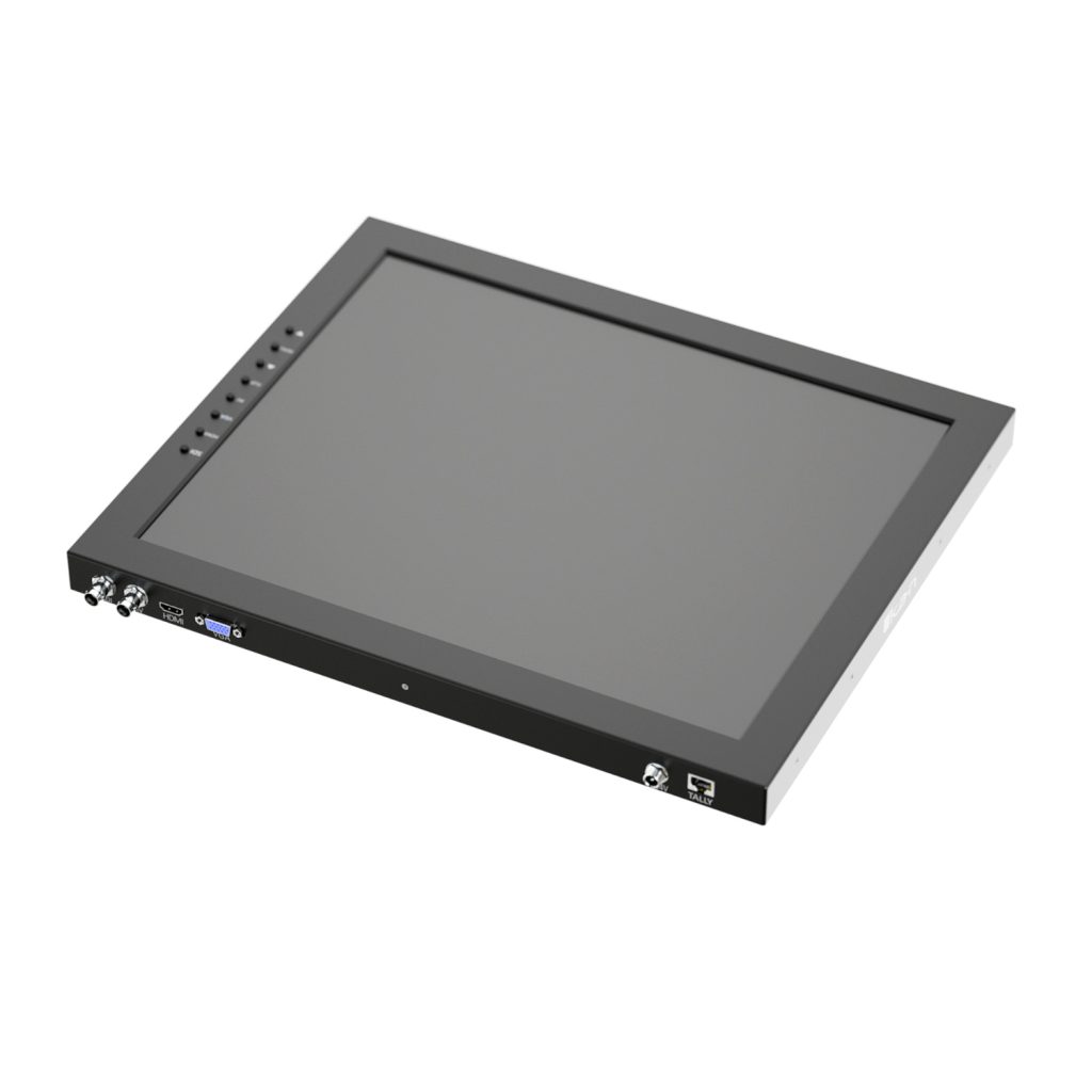 19" 4:3 PTZ Teleprompter, Motorized Pedestal & Dolly Turnkey - Ikan